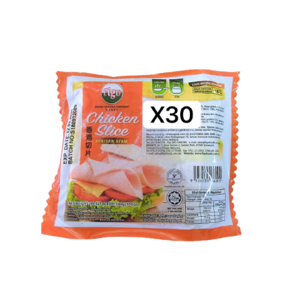 Figo Chicken Slice 16'S 500G 香鸡切片ham( 鸡肉火腿片) X 30