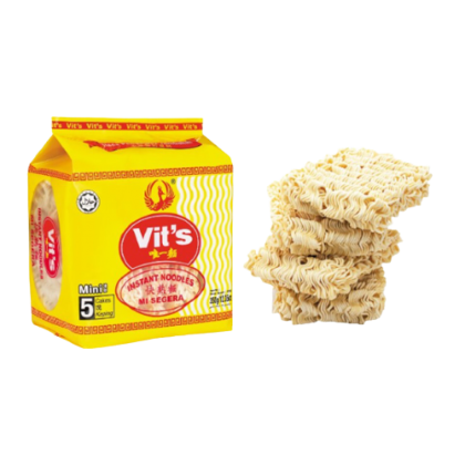 Vit'S Mini Pack Instant Noodles 350G X 12 Packs 唯一面迷你包装 X 12