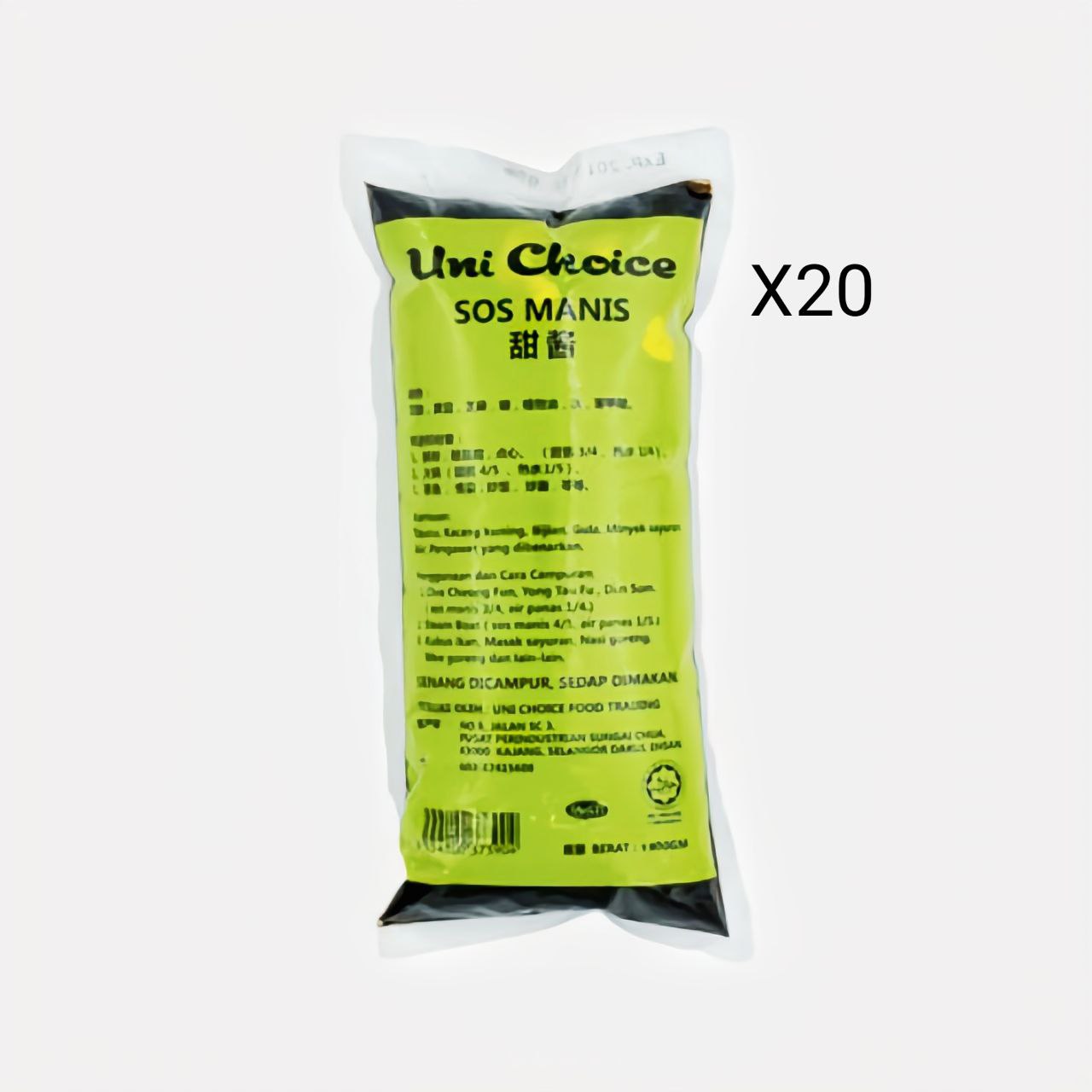 Uni Choice Sos Manis 900G 财记甜酱 X 20